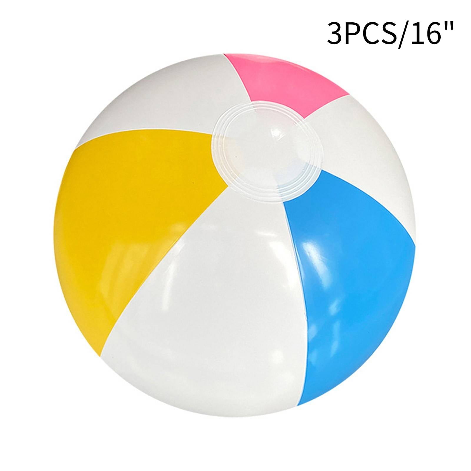 Yuioop Beach Balls Inflatable 16 Inch, Beach Toys Pool Toys Summer ...