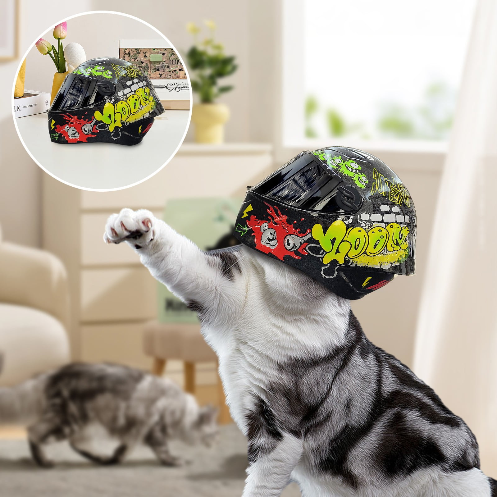 Yuioop Dog Helmet for Small Dogs, Pet Motorcycle Hat Pet Helmet Toy Dog ...