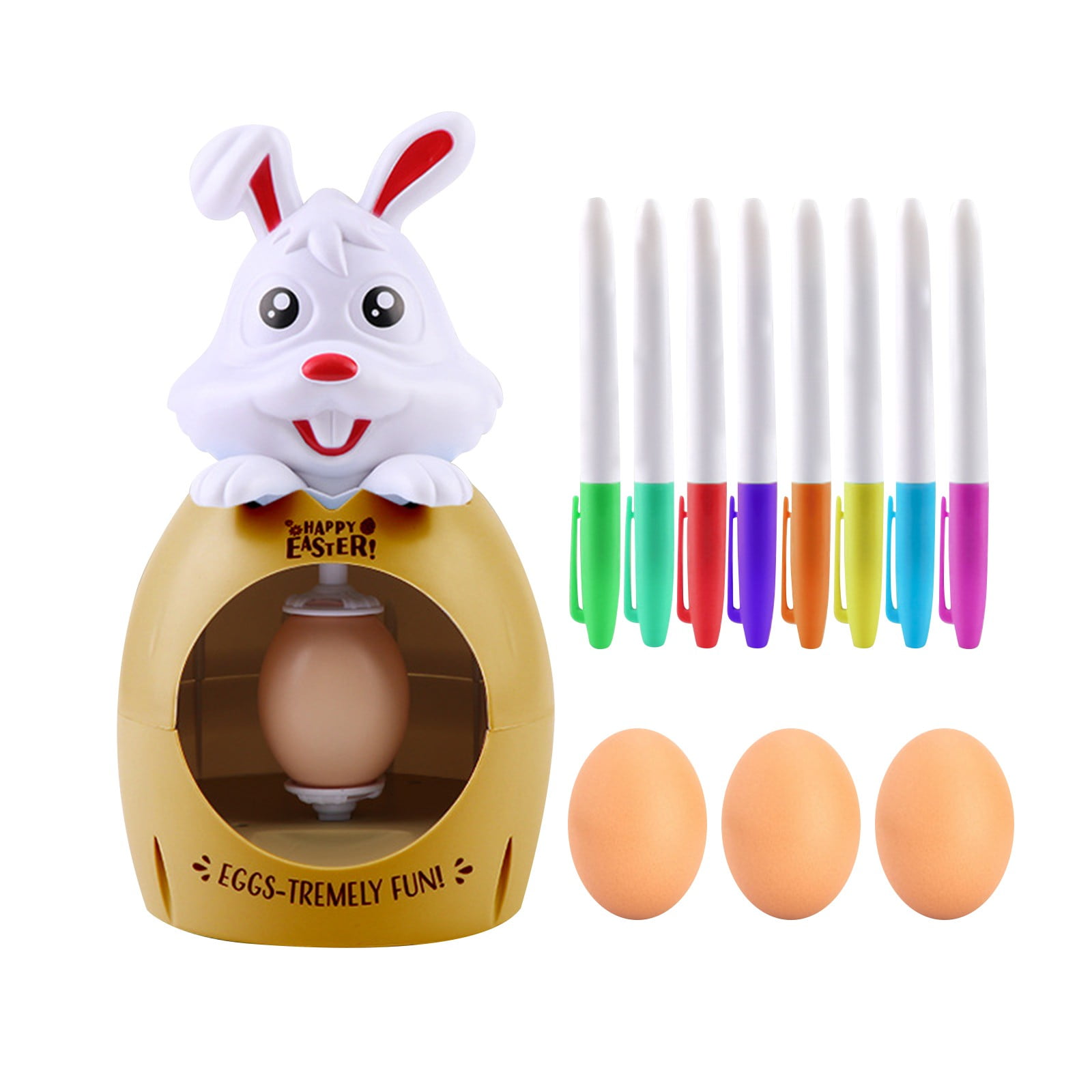 Yuioop Easter Egg Dye Kit, Easter Egg Painting Kit Dyeable Easter Eggs ...