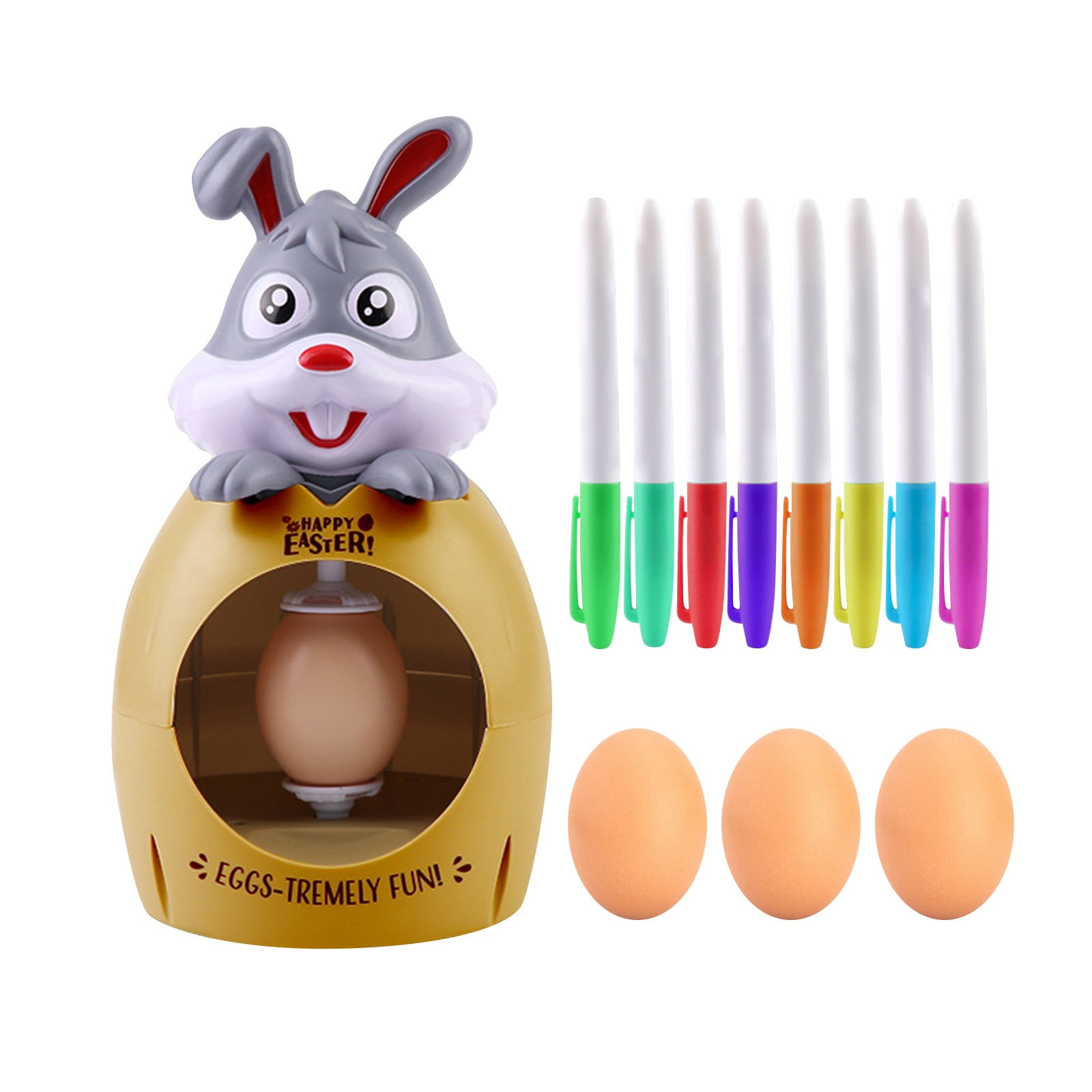 Yuioop Easter Egg Dye Kit, Easter Egg Painting Kit Dyeable Easter Eggs ...