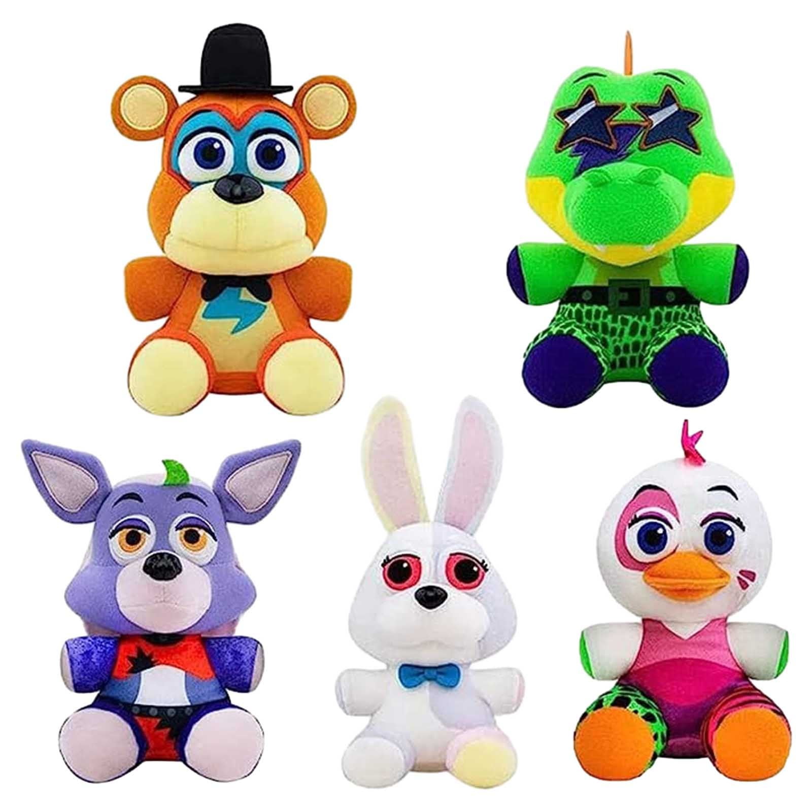 Yuioop Easter Fnaf Plush, Fnaf Plush Set of 5 Golden Freddy Plush Five ...