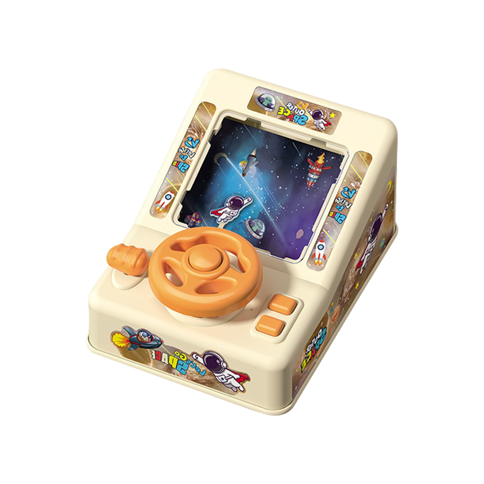 Yuioop Electric Simulation Steering Wheel Toys, Spaceship Game Consoles ...