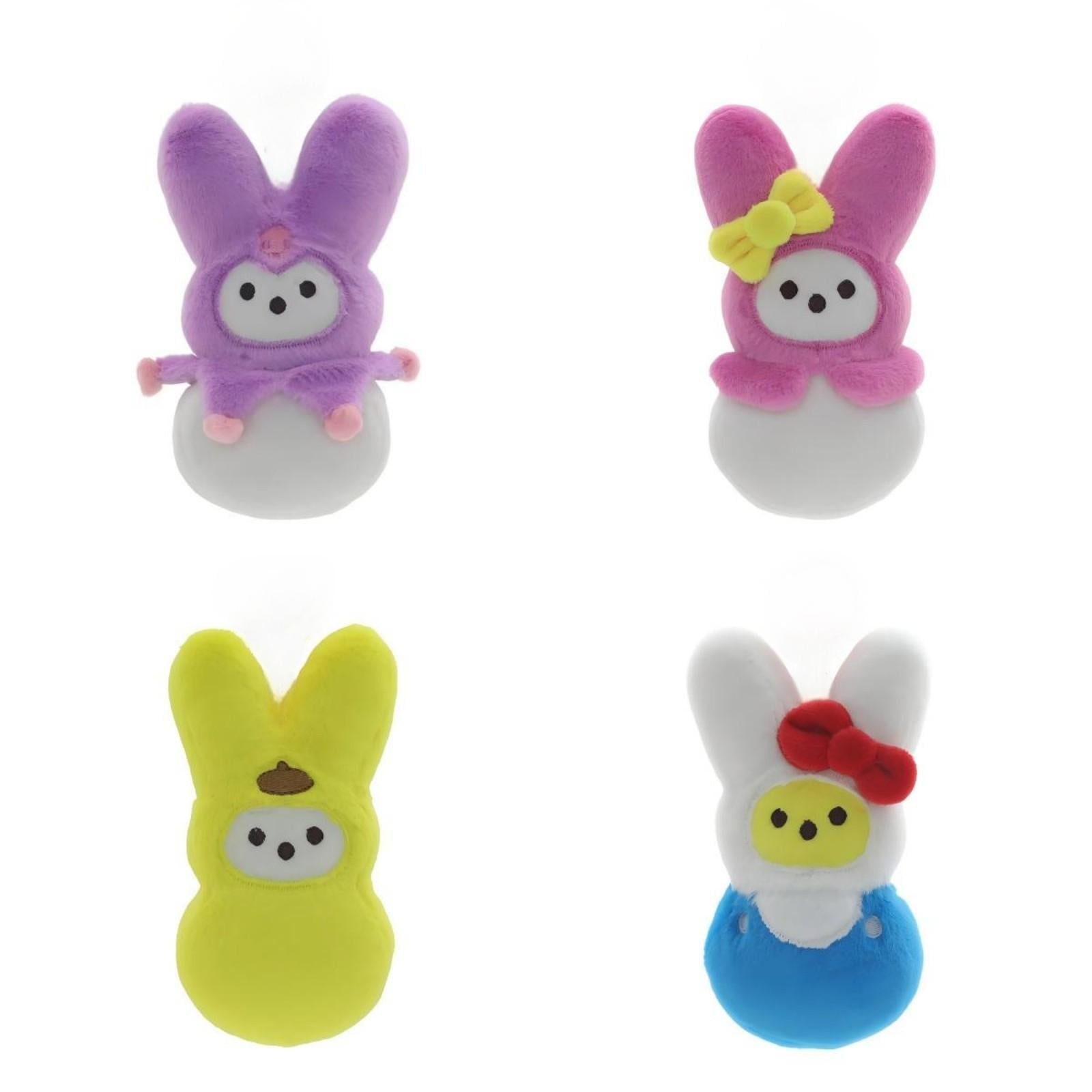 Yuioop Hello Kitty Easter Plush Bunny 4PCS, 8 Inch Hello Kitty Plush ...