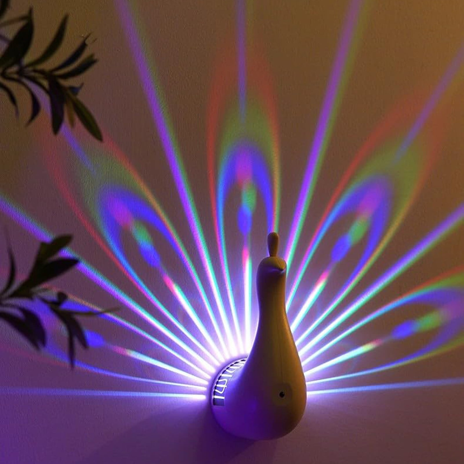 Yuioop Peacock Projection Lamp, Peacock Night Light Home Decor Peacock ...