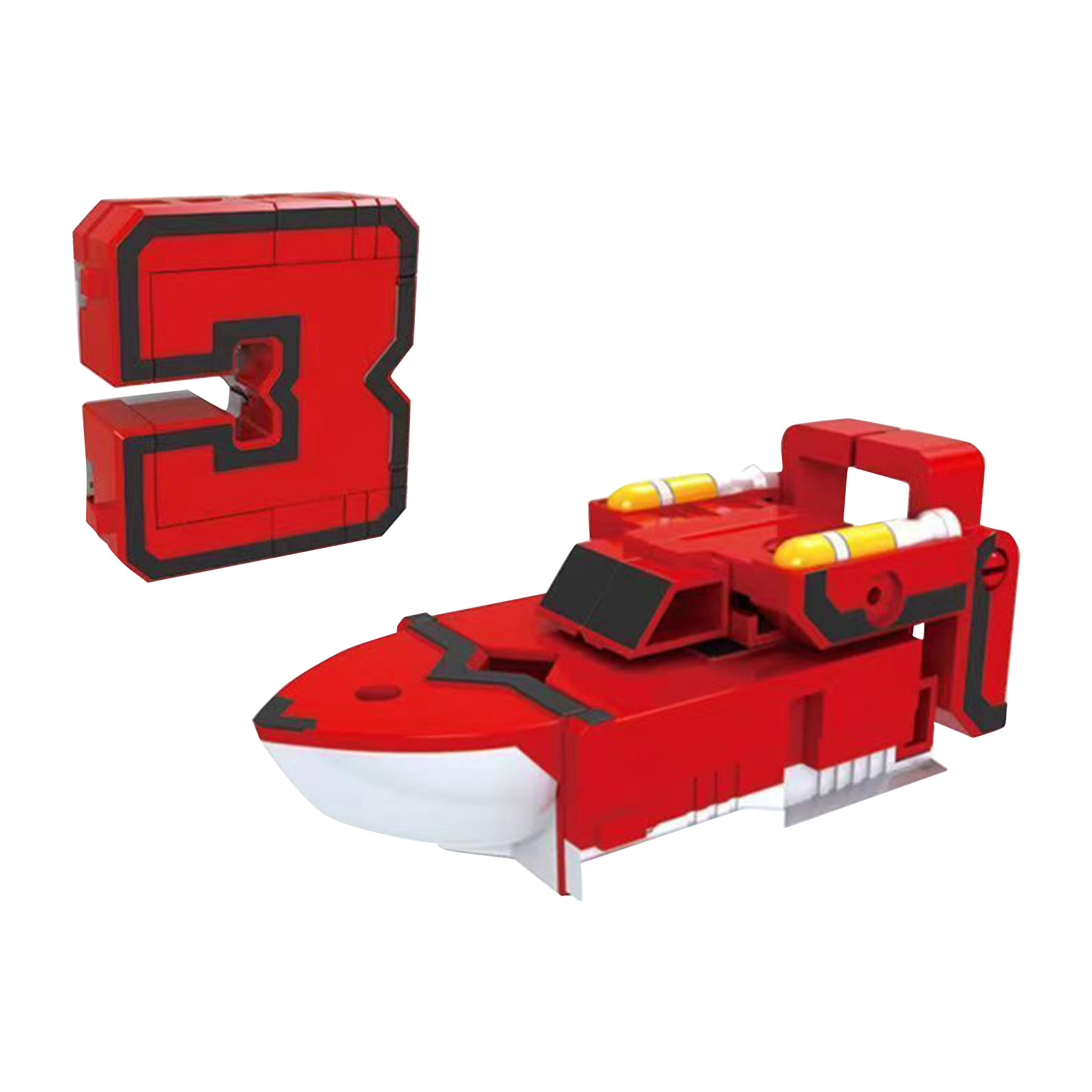 Yuioop Transforming Number Bots Toy, Digital Robots for Kids Toys ...