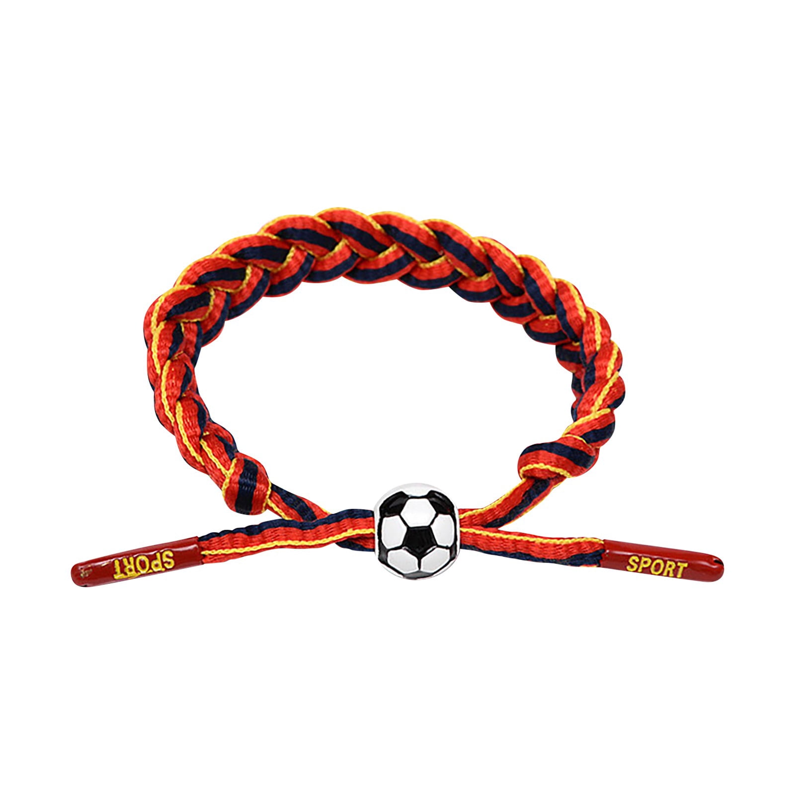 Yujia 2026 Soccer Game Team Fan Support Identification Woven Bracelet ...