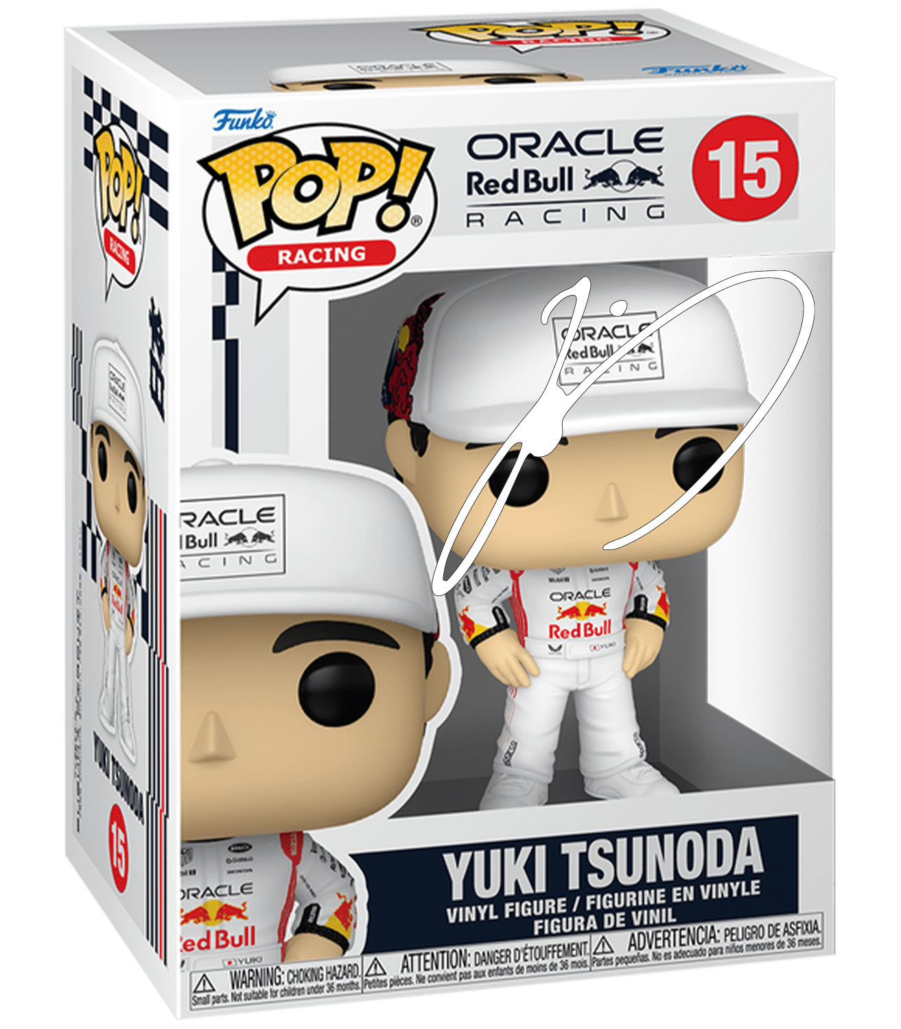 Yuki Tsunoda #15 Facsimile Signed Reprint Laser Autographed Funko POP ...
