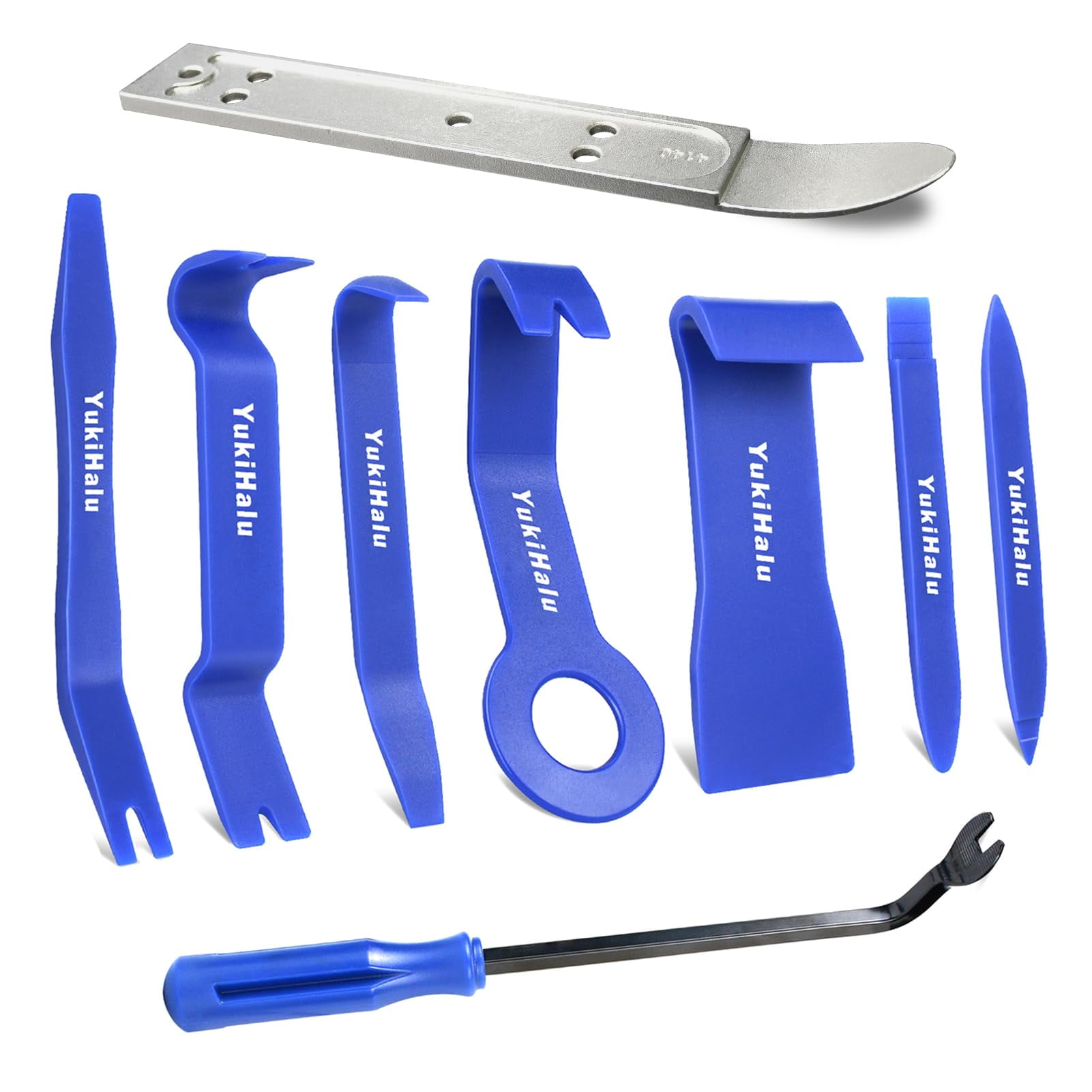 YukiHalu Car Trim Removal IFF17 Tool Kit and Pry Bar Tool 4140 Steel ...