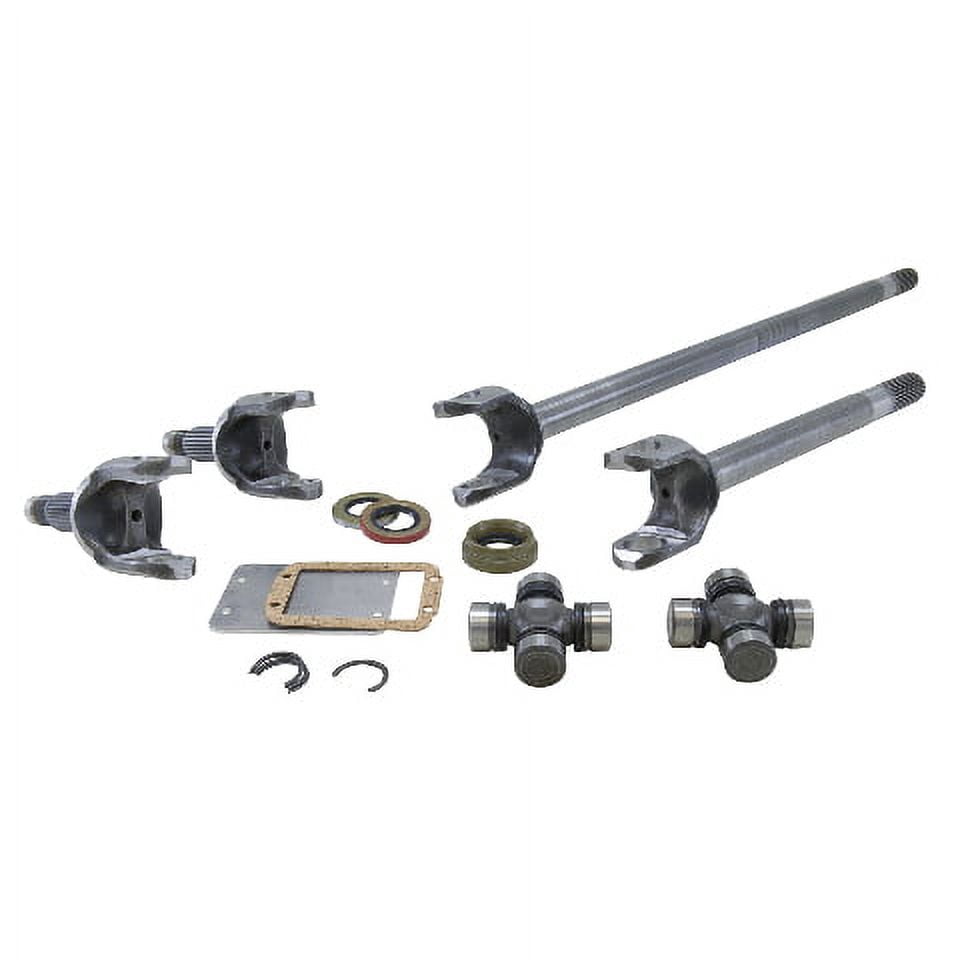 Yukon Chromoly Front Axle & Zip Locker Kit, Dana 30, 1310 U-Joints Fits ...