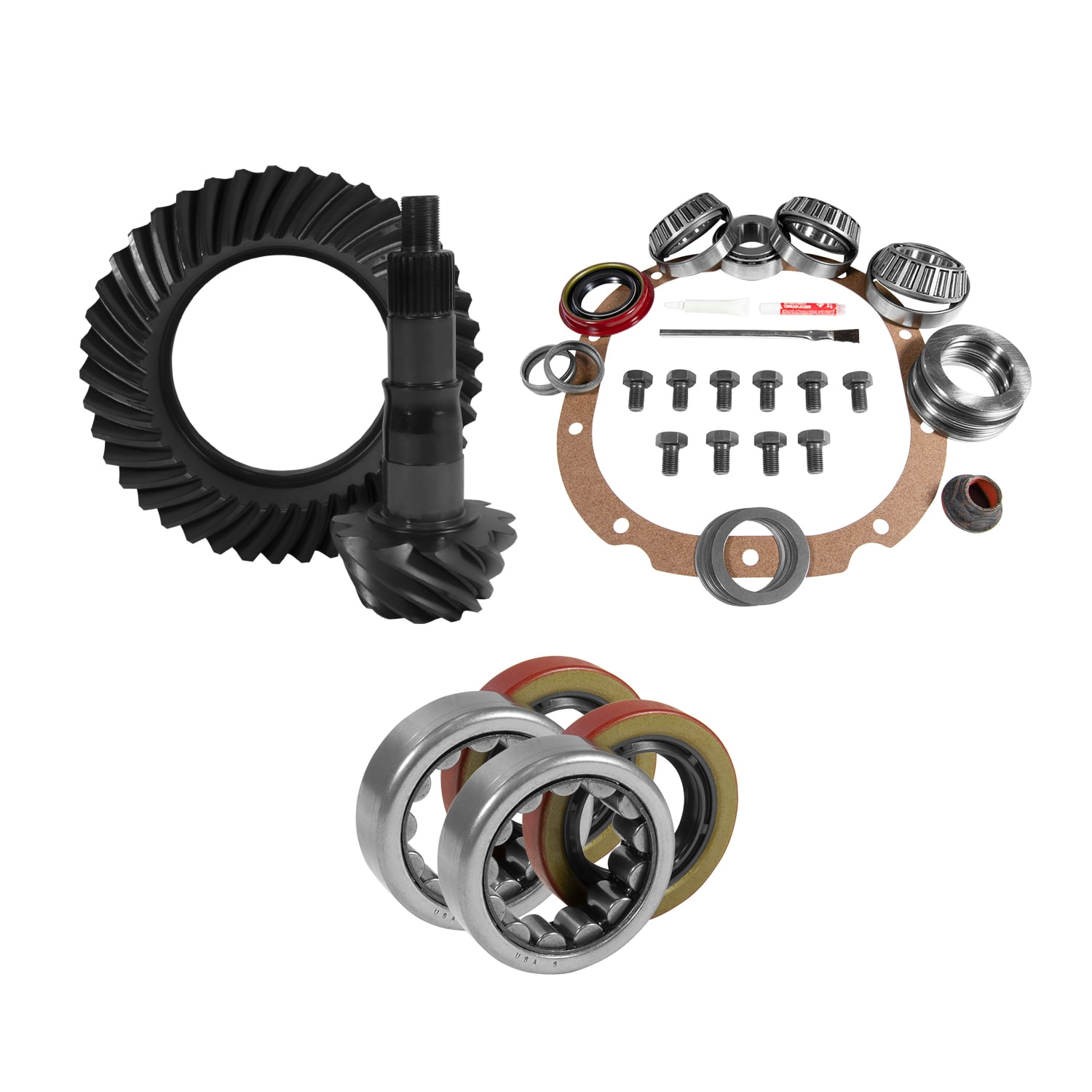 Yukon Muscle Car Re-Gear Kit for Ford 8.8 differential, 30 spline, 3.08 ...