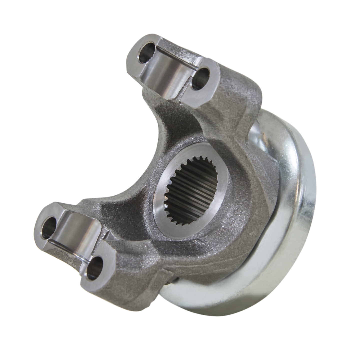 Yukon yoke for GM 8.2" with a 1310 U/Joint size. This yoke uses u-bolts ...