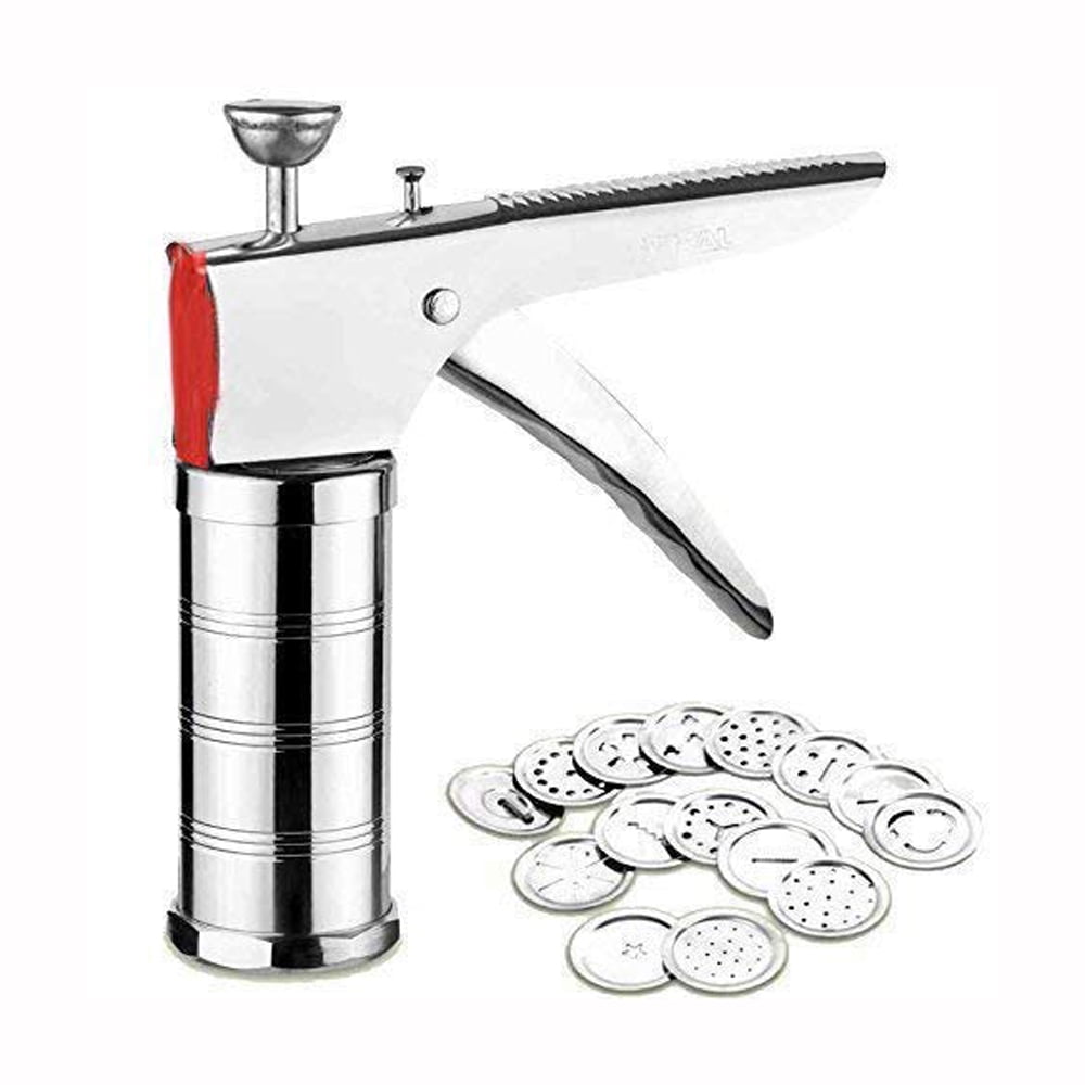 Yuktha Eternals Stainless Steel Kitchen Press, 15 Attachments, Murukku ...