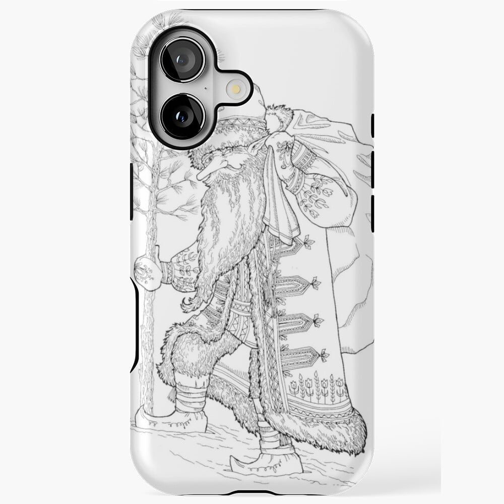 Yule Father Traditional Festive Art for iPhone 17 to 11 Pro Max ...