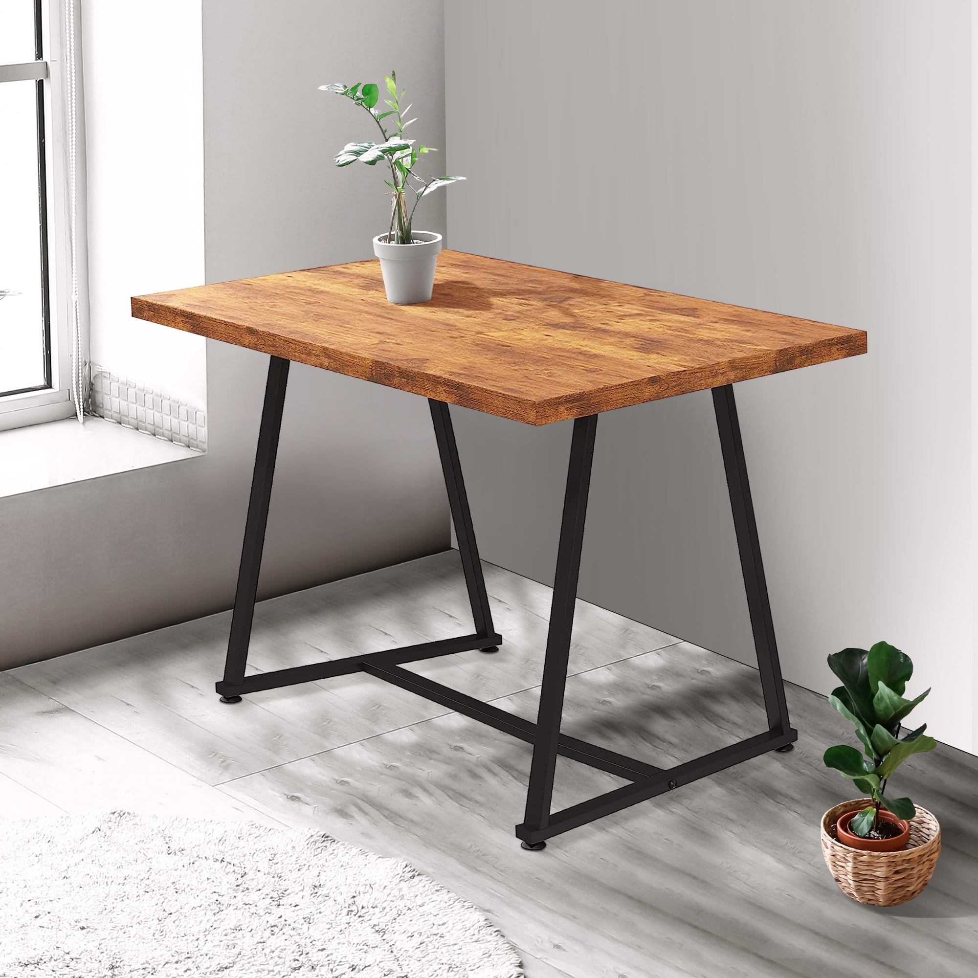 Yulika Solid Wood High Bar Table for Kitchen, Living Liberia | Ubuy
