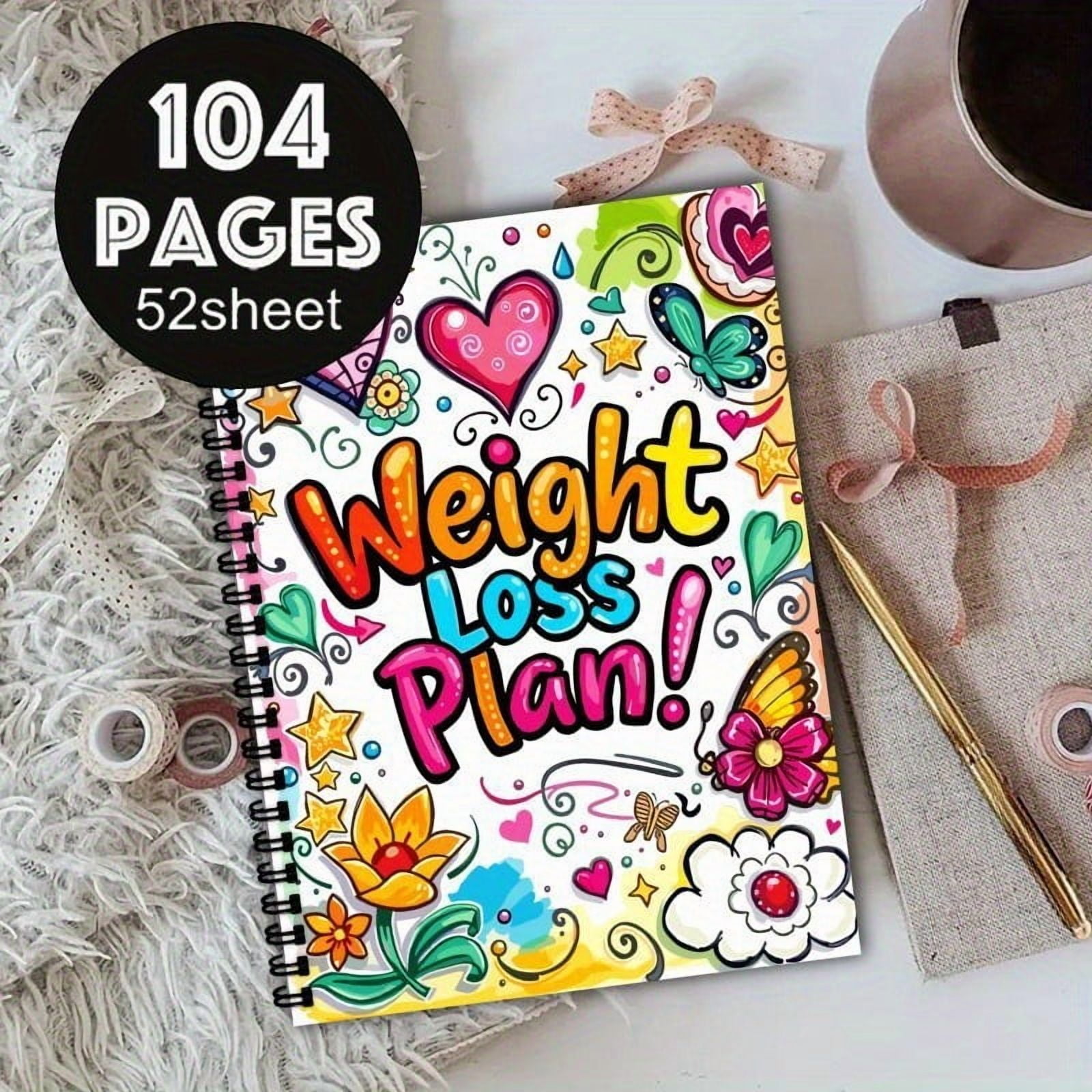Yulucky A Planner,Fitness Planner Notebook for Weight Loss Tracking ...