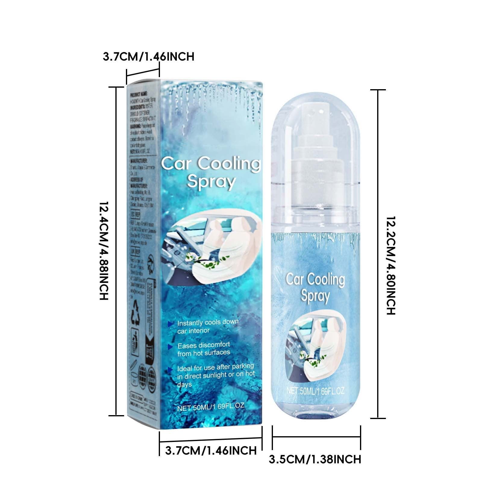 Yulucky A Cooling Agent,50ml Car Coolant Spray for Interior-Quick Heat ...