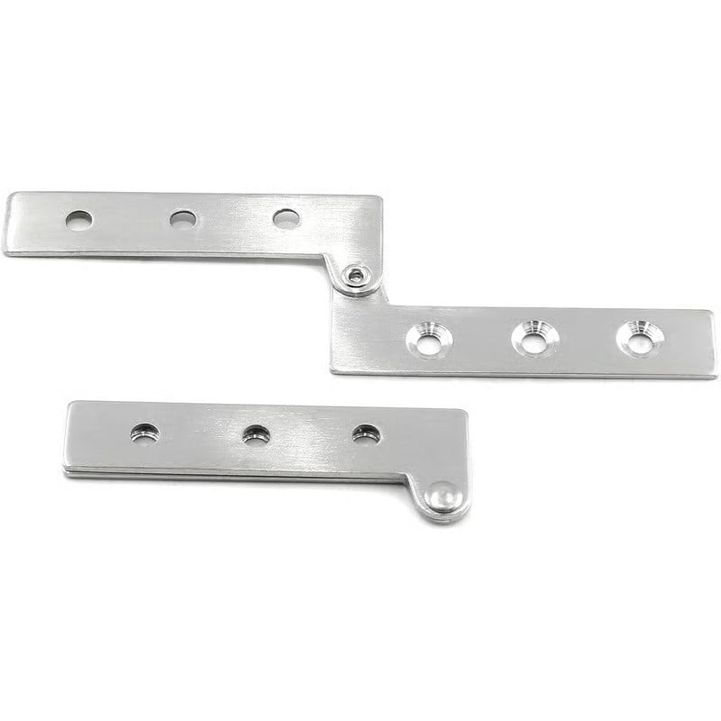 Yulucky Hinge Stainless Steel 360 Degree Rotating Door Hinge with Mute ...