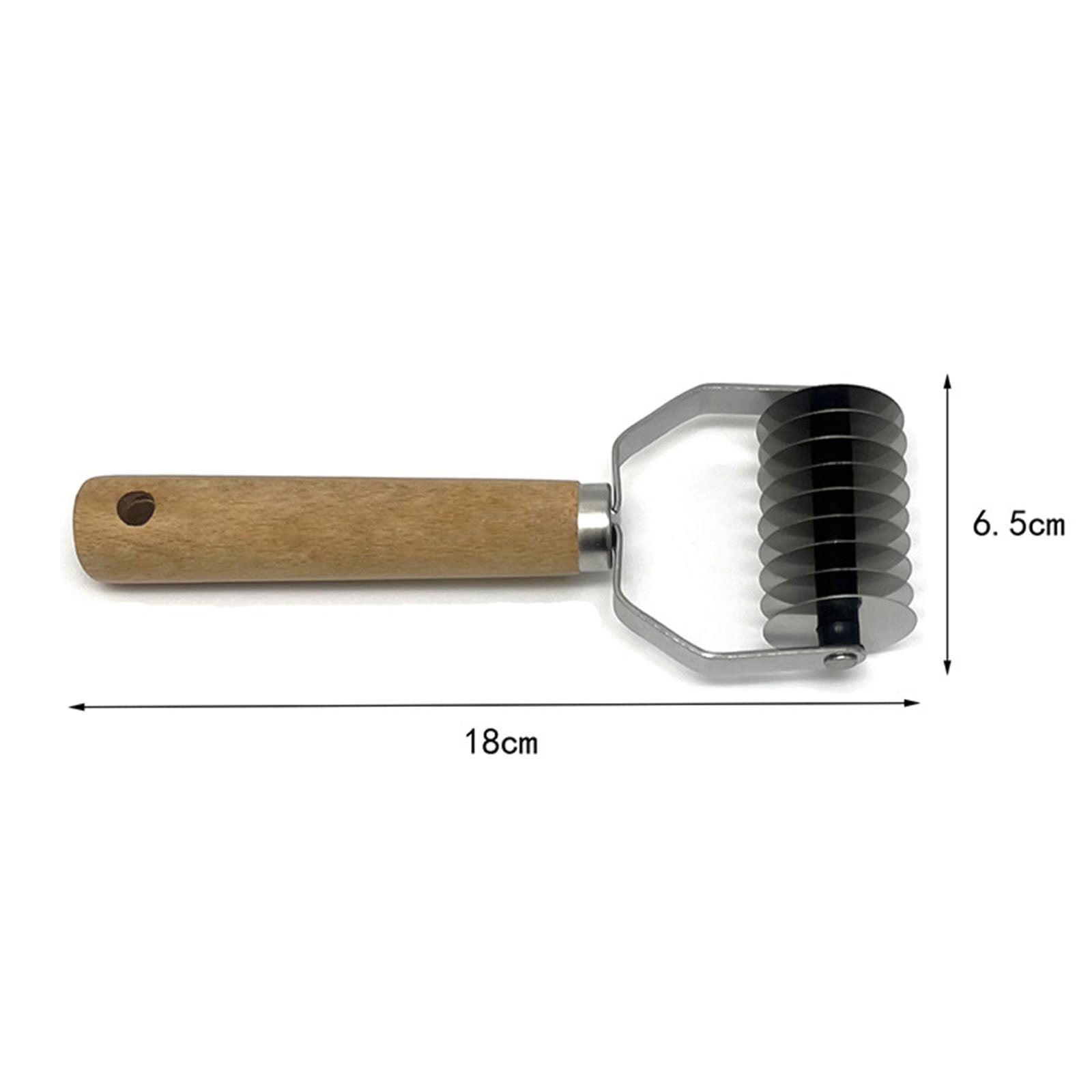Yulucky Kitchen Items,Manual Pasta Cutter & Dough Press Tool-18cm Wood ...