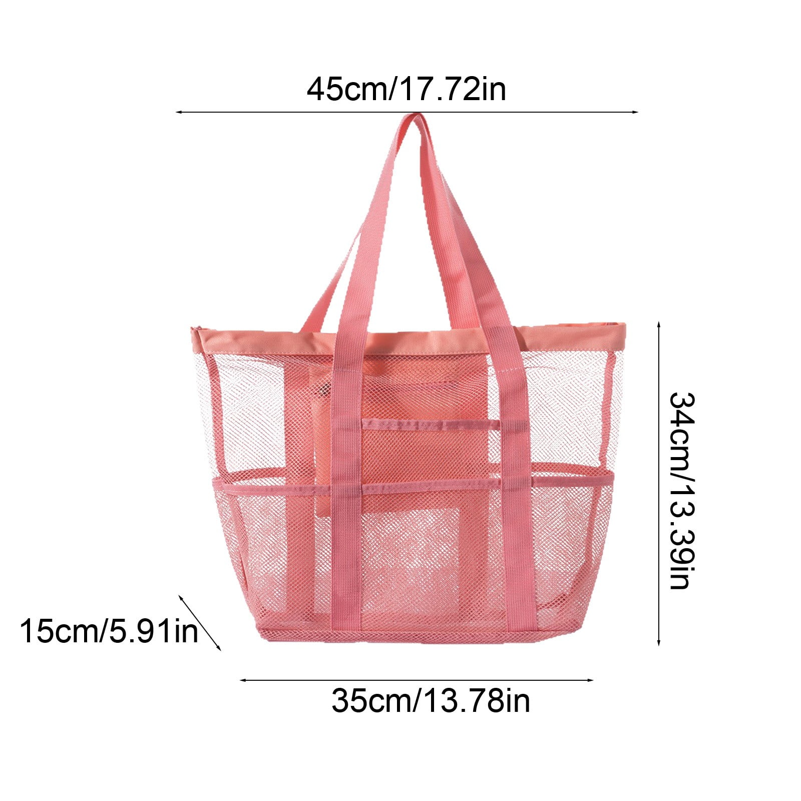 Yulucky Mesh Storage Pocket,Large Mesh Travel Storage Bag with Drainage ...