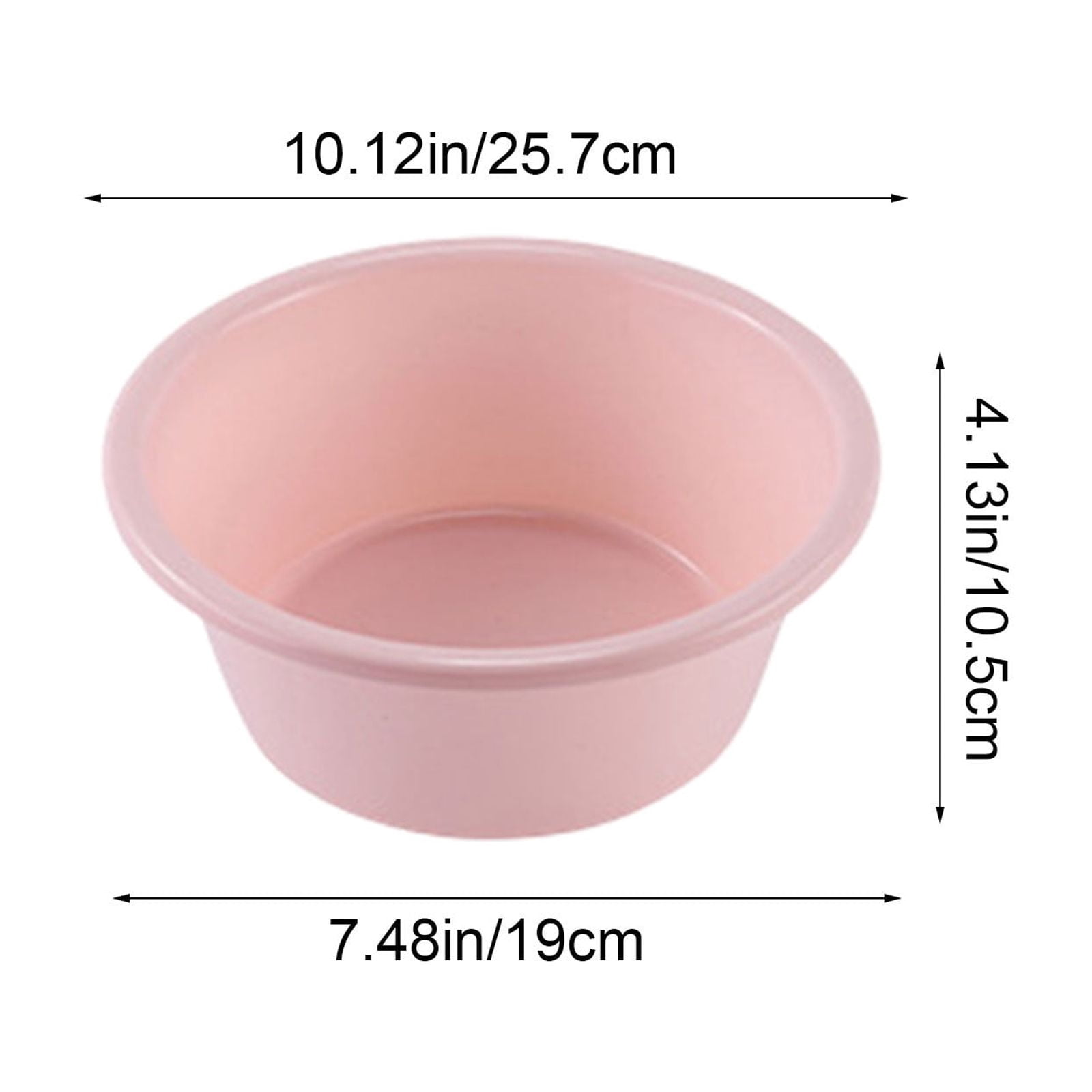 Yulucky Plasti C Basin,Plastic Wash Basin 10.24x4.13in for Bath Foot ...