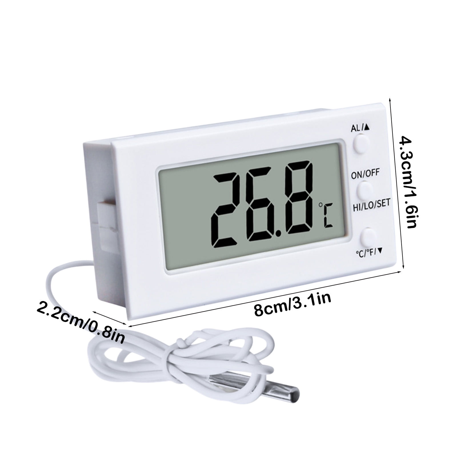 Yulucky Plastic Barbecue Thermometer,Digital Cooking Probe with Instant ...