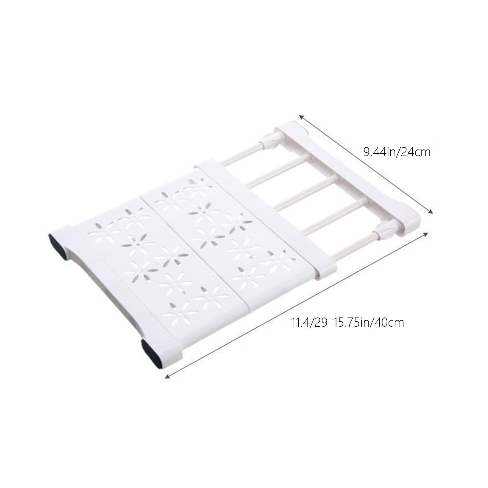 Yulucky Plastic Partitions,Adjustable Closet Organizer Shelf 29x24x3cm ...