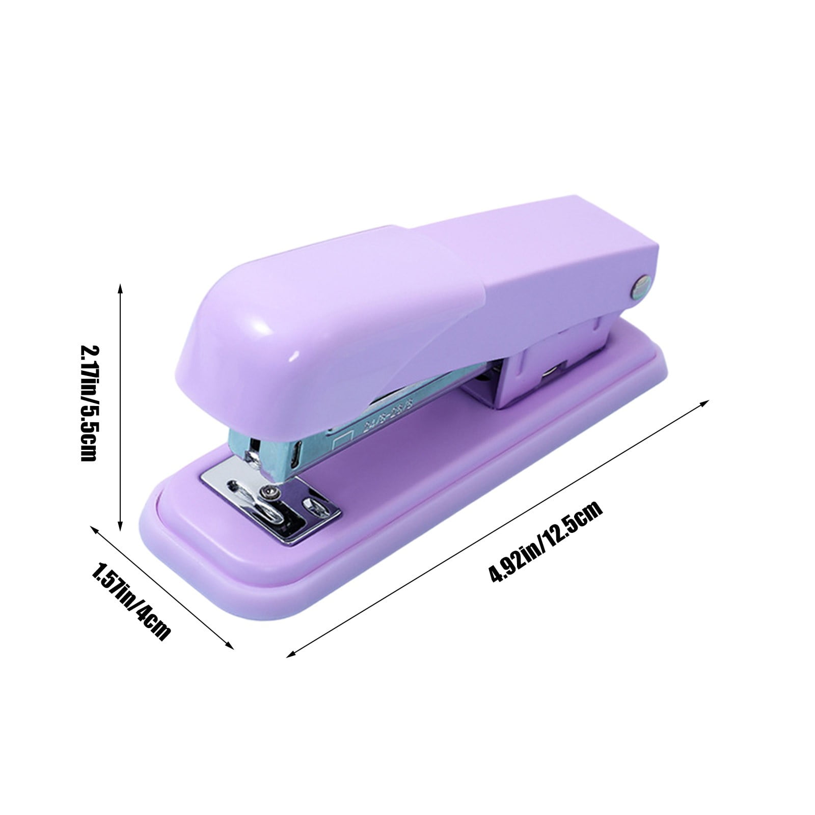 Yulucky Plastic Stapler,Colorful Mini Stapler for Office Use - 24/6 & 26/6 Staples - Binds 50 ...