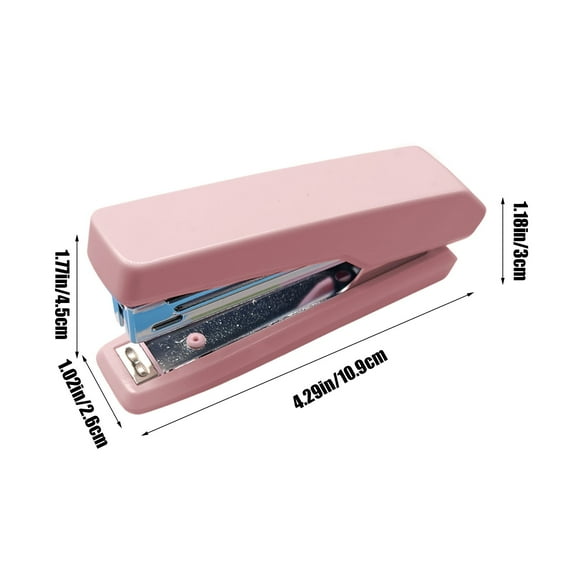Yulucky Plastic Stapler,Compact 10# Stapler for Office Use - Holds 15 ...