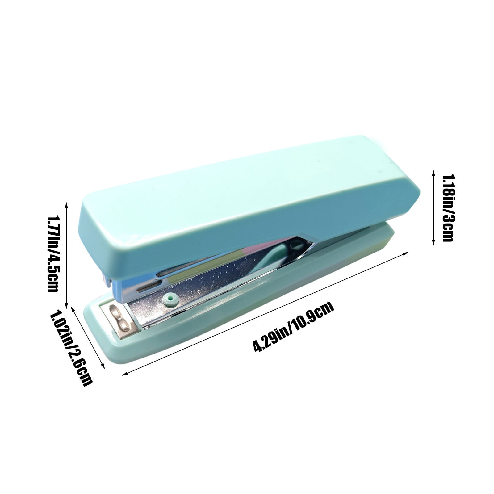 Yulucky Plastic Stapler,Compact 10# Stapler for Office Use - Holds 15 ...