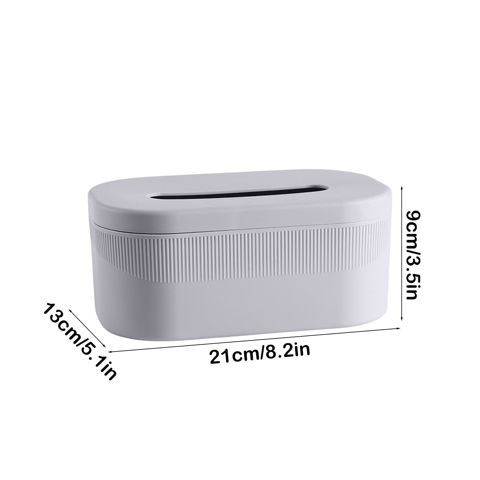 Yulucky Plastic Tissue Box,Plastic Tissue Box Cover for Facial Paper ...