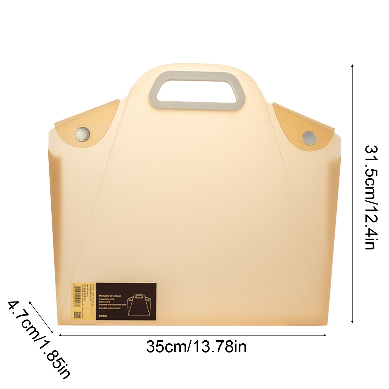 Yulucky Plastics Handheld File Wraps,Translucent File Storage Bag 13.8 ...