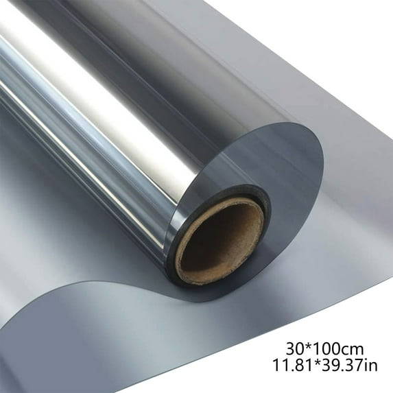 Yulucky Plastics Window Film,Privacy Window Film 30x100cm Reflective Mirror Tint for Glass Doors ...