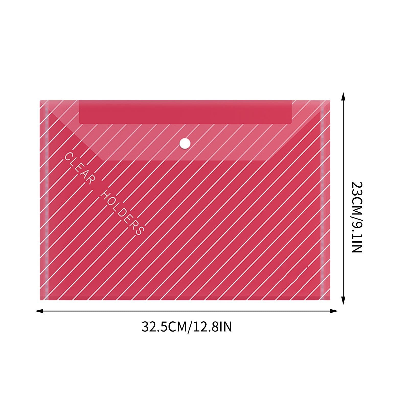 Yulucky Transparent Information Bag,Thickened A4 Transparent Waterproof ...