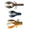YUM Crawdad Box Fishing Lure Assortment Soft Baits with Shad Enzymes ...