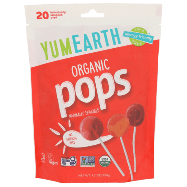 Yum Earth Organic Pops 20 ct - Pack of 3 - Walmart.com