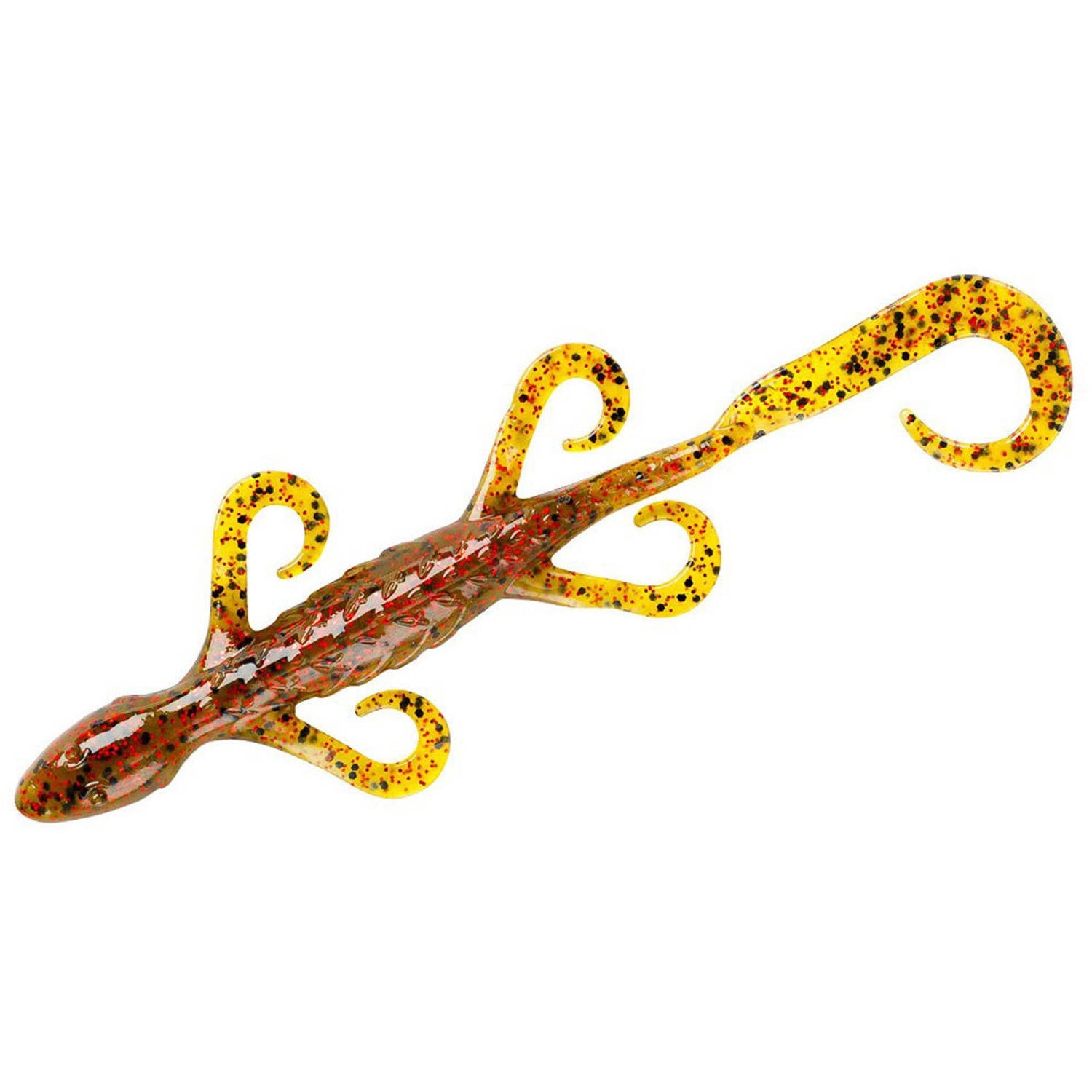 Yum Lizard6'' Watermeln/Red Flake 10pk - Walmart.com