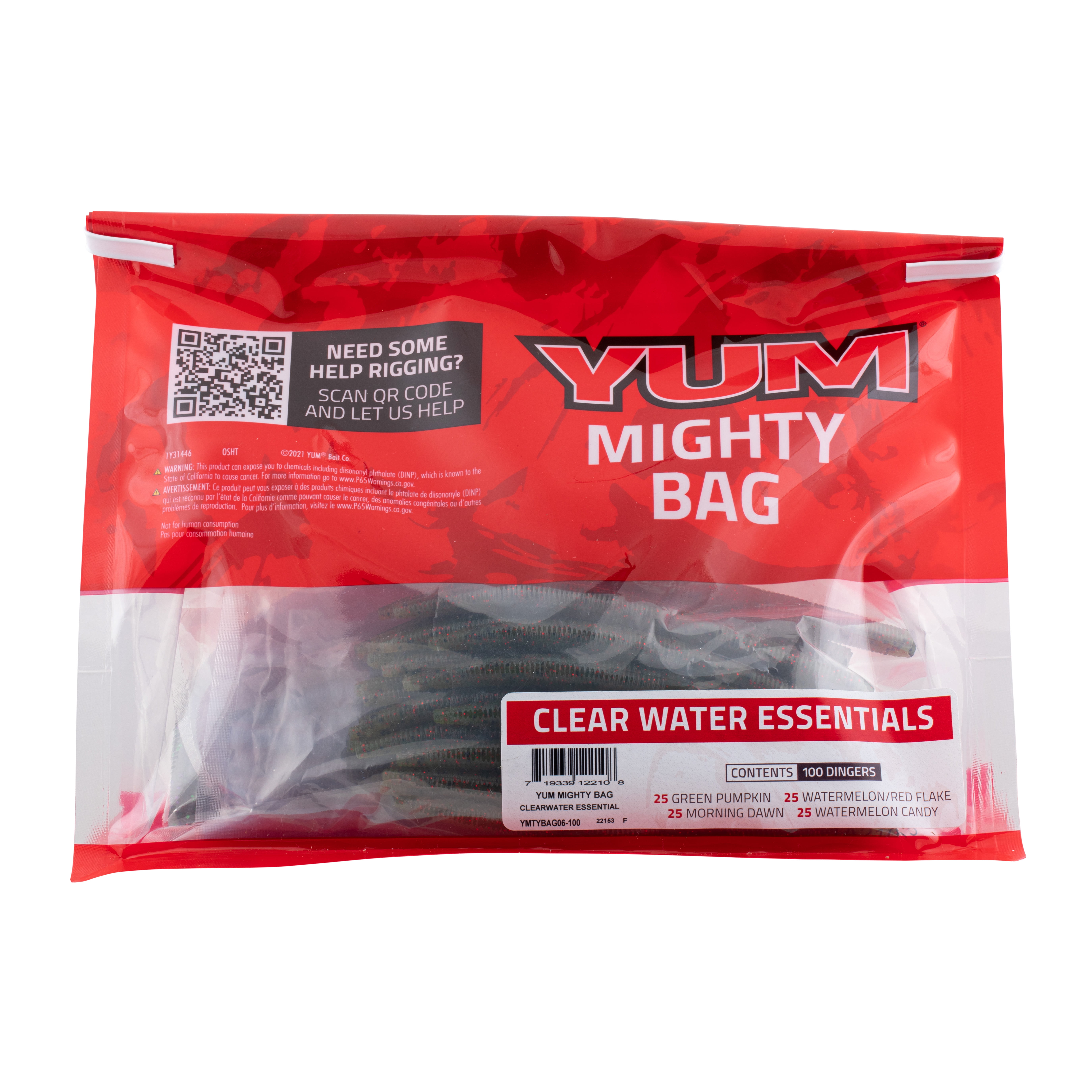 Yum Mighty Bag: BulkClearwater Essntls 100pk - Walmart.com