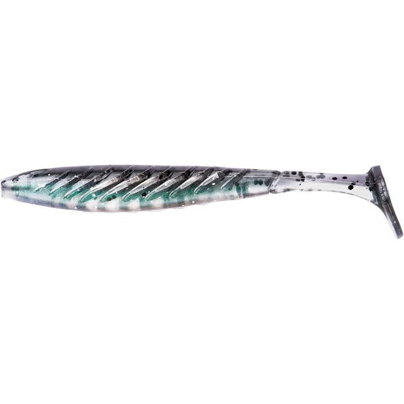 Yum Pulse3.5'' Gray Flake Shad 8pk - Walmart.com