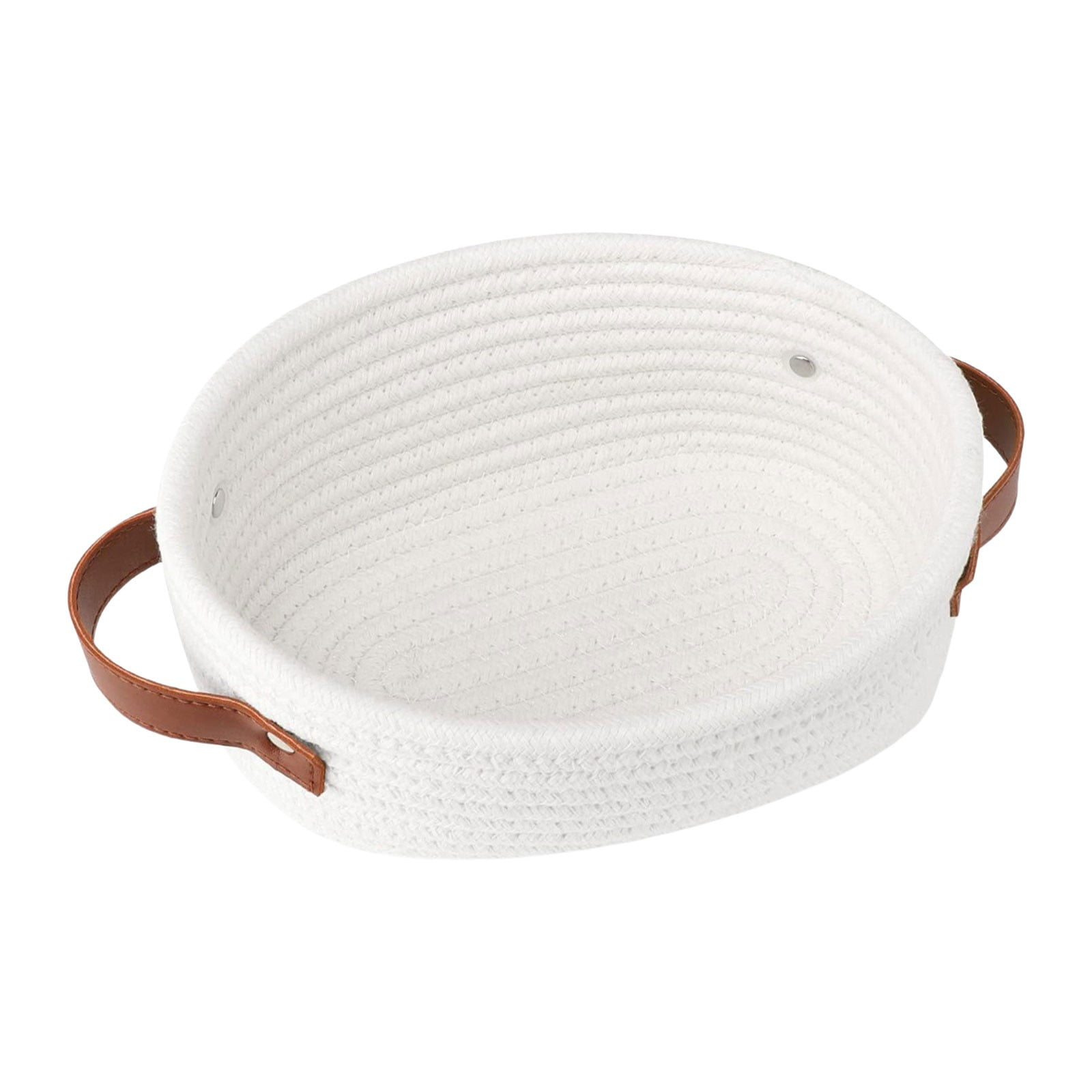 Yum Time Storage Container,Small Woven Basket Mini Cotton Rope Storage ...