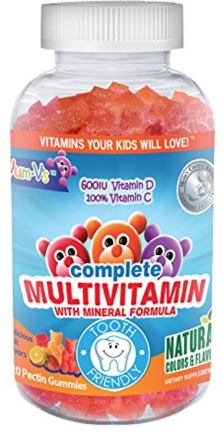 Yum V's Multivitamin and Multimineral Jellies, Fruit Flavors 120 ea ...