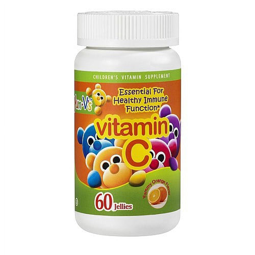 Yum V's Vitamin C Jellies Yummy Orange - 60 Chewables - Walmart.com