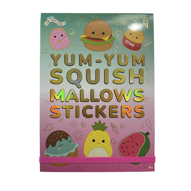 Yum Yum Food Squad Squishmallow Sticker Book Collection - Walmart.com