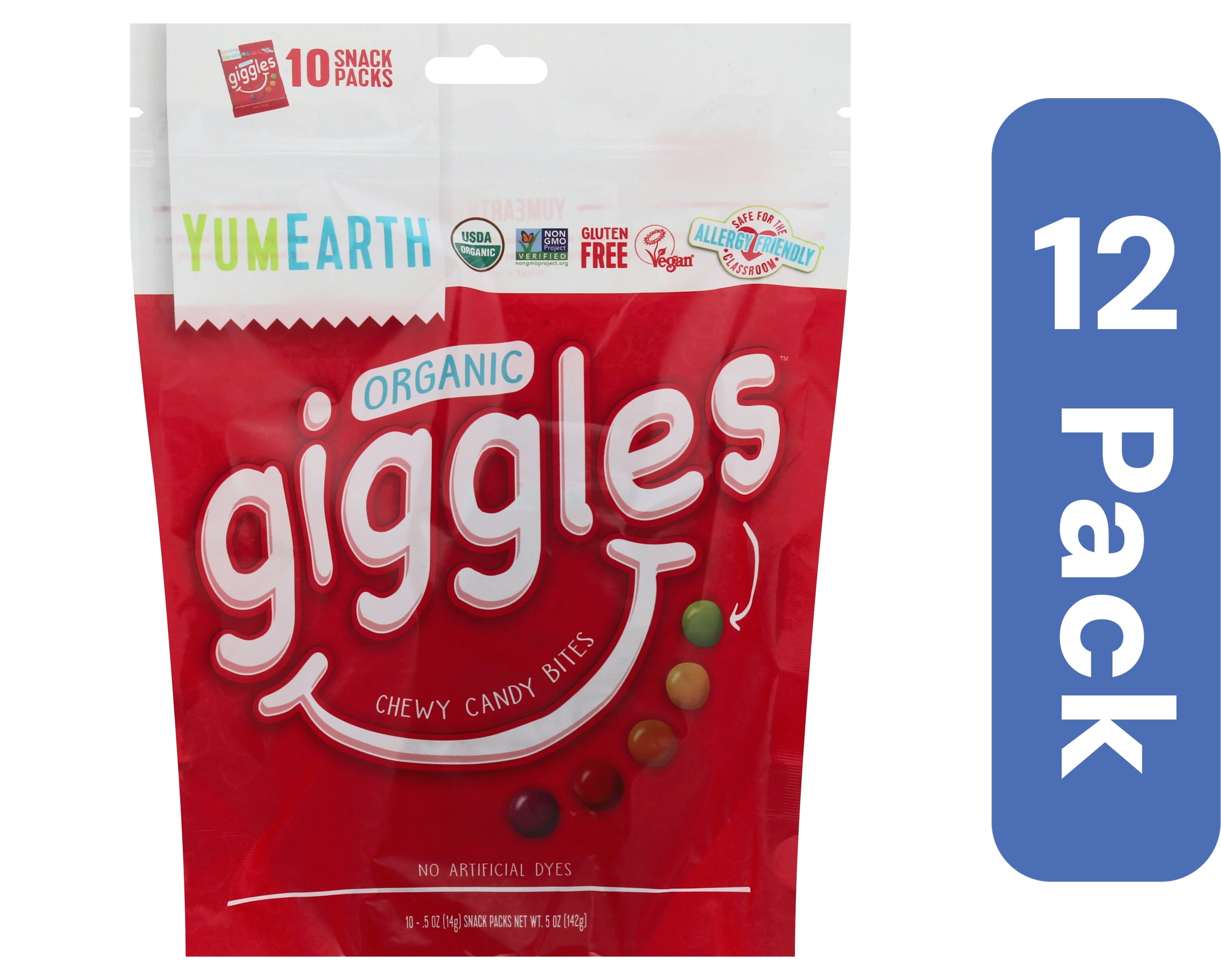 YumEarth Giggles Candy 5 oz (Pack Of 12) - Walmart.com