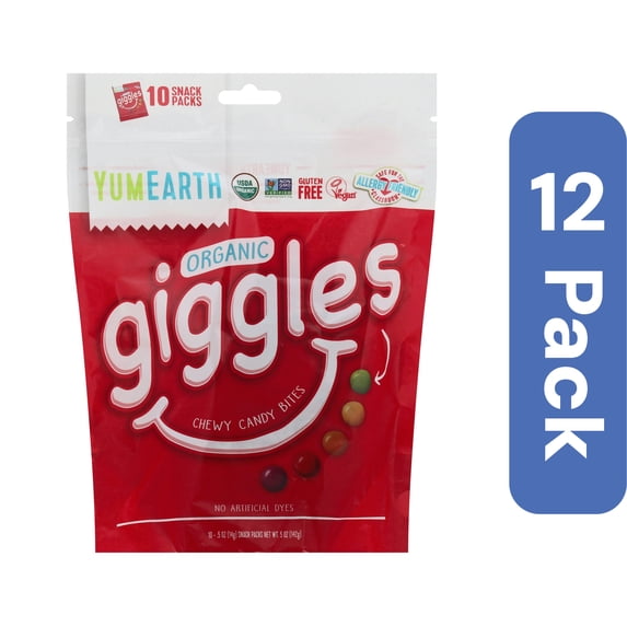 YumEarth Giggles Candy 5 oz (Pack Of 12) - Walmart.com