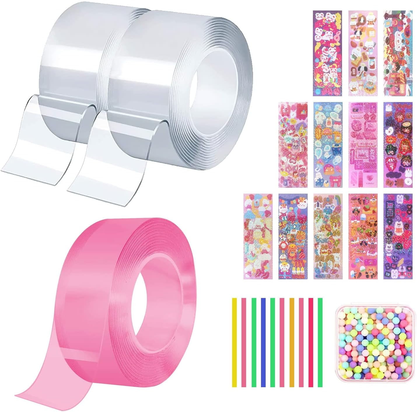 YumSur Nano Tape Bubbles Kit, Nano Double Sided Tape for Bubbles, Nano ...