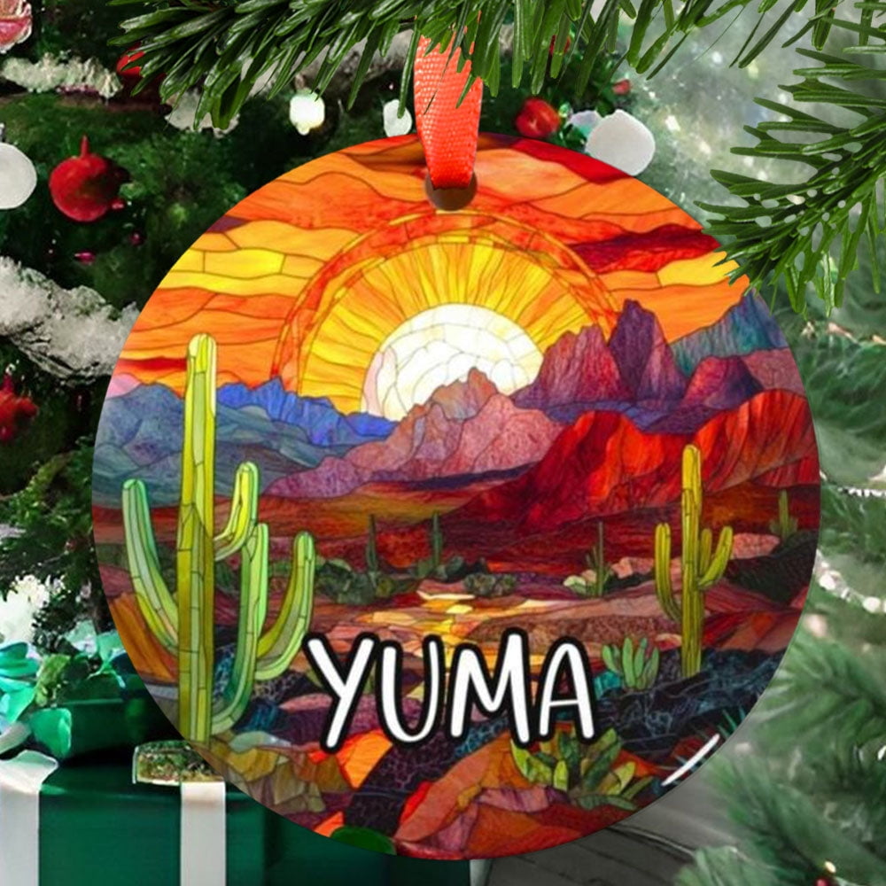 Yuma Arizona Christmas Ornament, Ceramic/Acrylic - Yuma Arizona ...