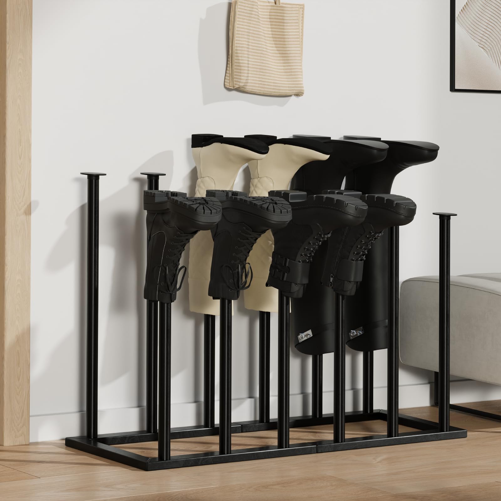 Yumark Boot Rack Boot Organizer for Tall Boots Entryway Boot Rack Boot ...