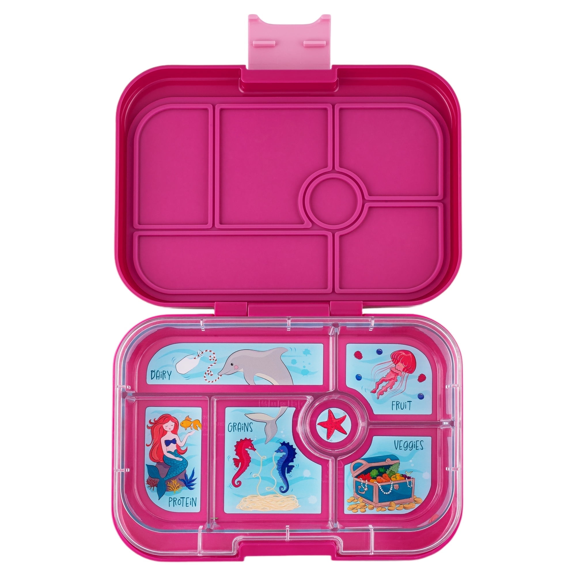 Yumbox Original Leakproof Bento Lunch Box – Malibu Purple Mermaid, 5 ...