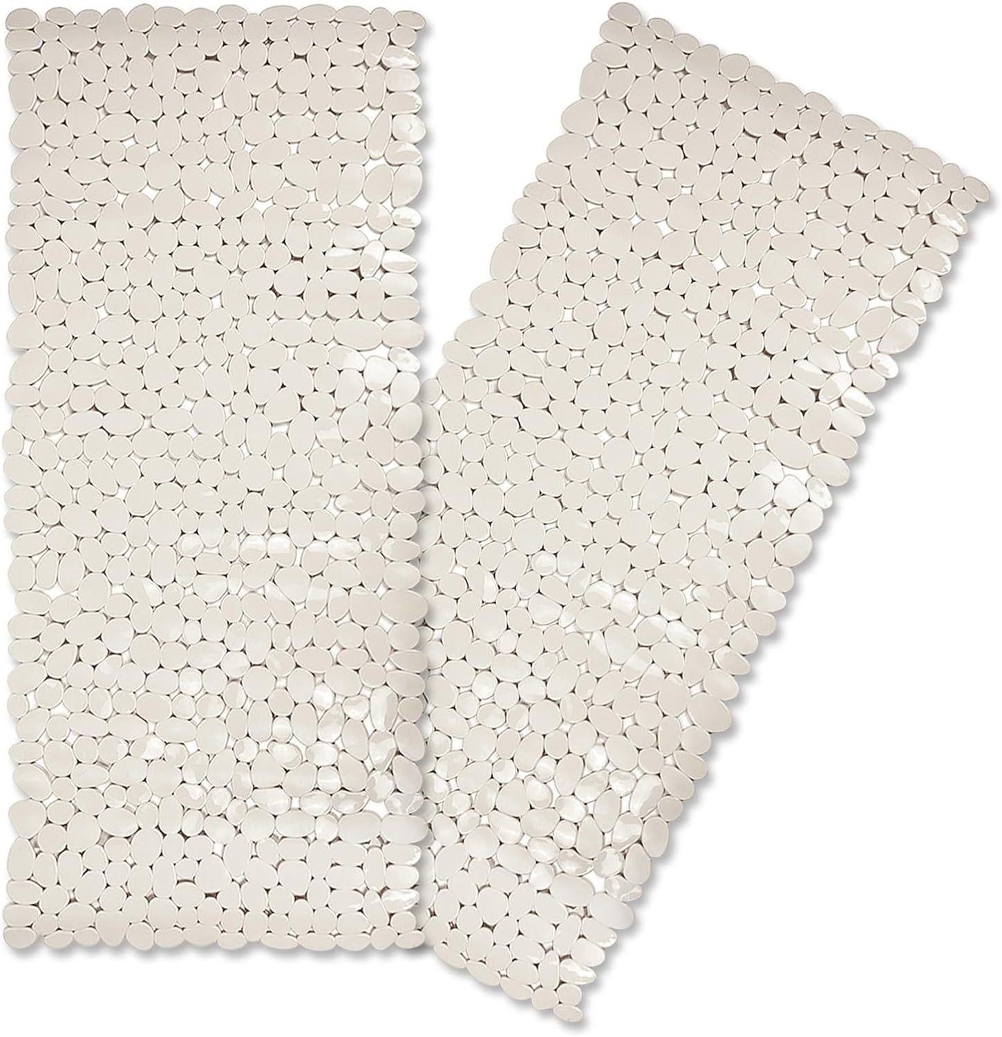 Yumcute Bathtub Mat Non Slip Pebble Bath Shower Mat with Drain Holes ...