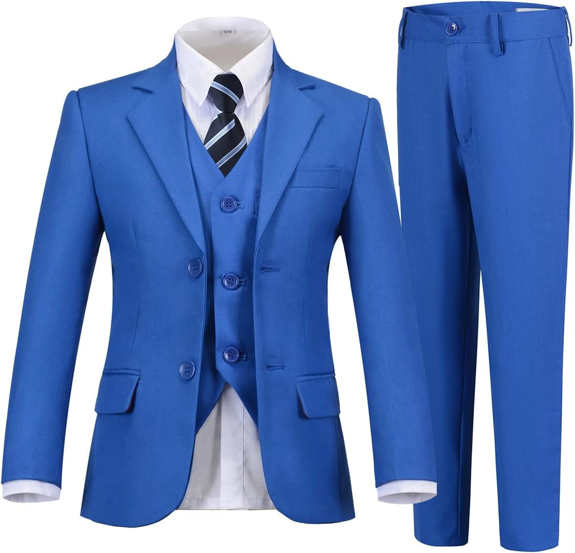 Yumcute Boys Suits 5 Piece Formal Suit Set Slim Fit Formal Dress ...